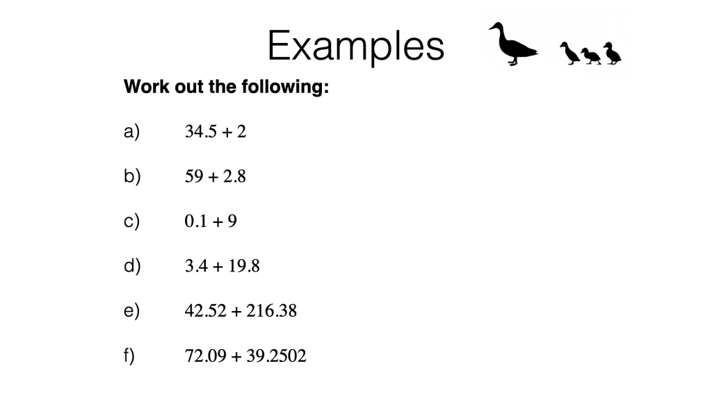 N2d – Applying the four operations to decimals – BossMaths.com